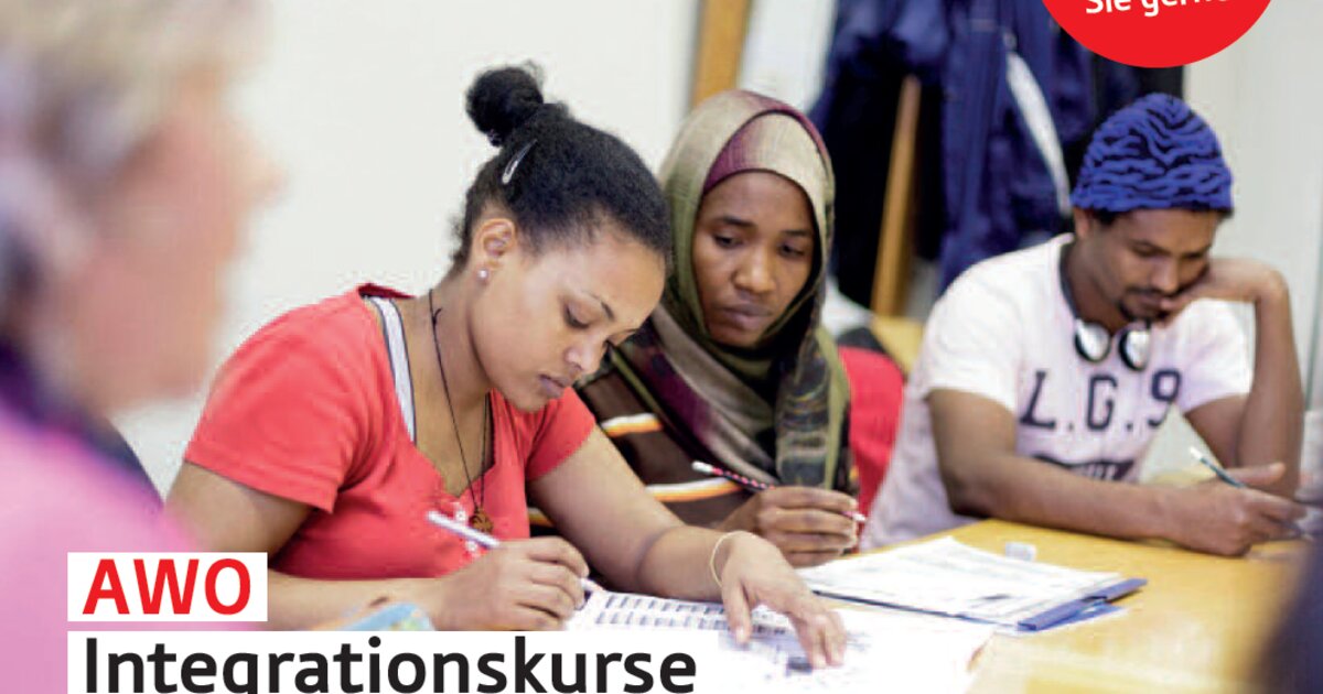 Flyer Integrationskurse - AWO Gelsenkirchen / Bottrop